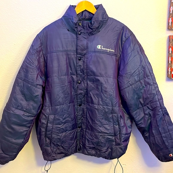 Champion | Jackets & Coats | Champion Mens Puffer Jacket With Packable ...